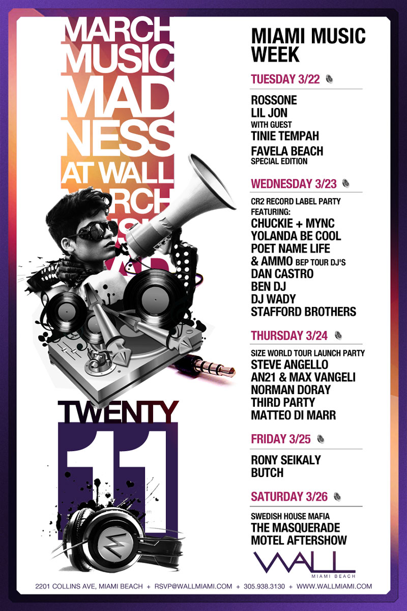 WALL MIAMI HEATS UP FOR MIAMI MUSIC WEEK – Premier Guide Miami