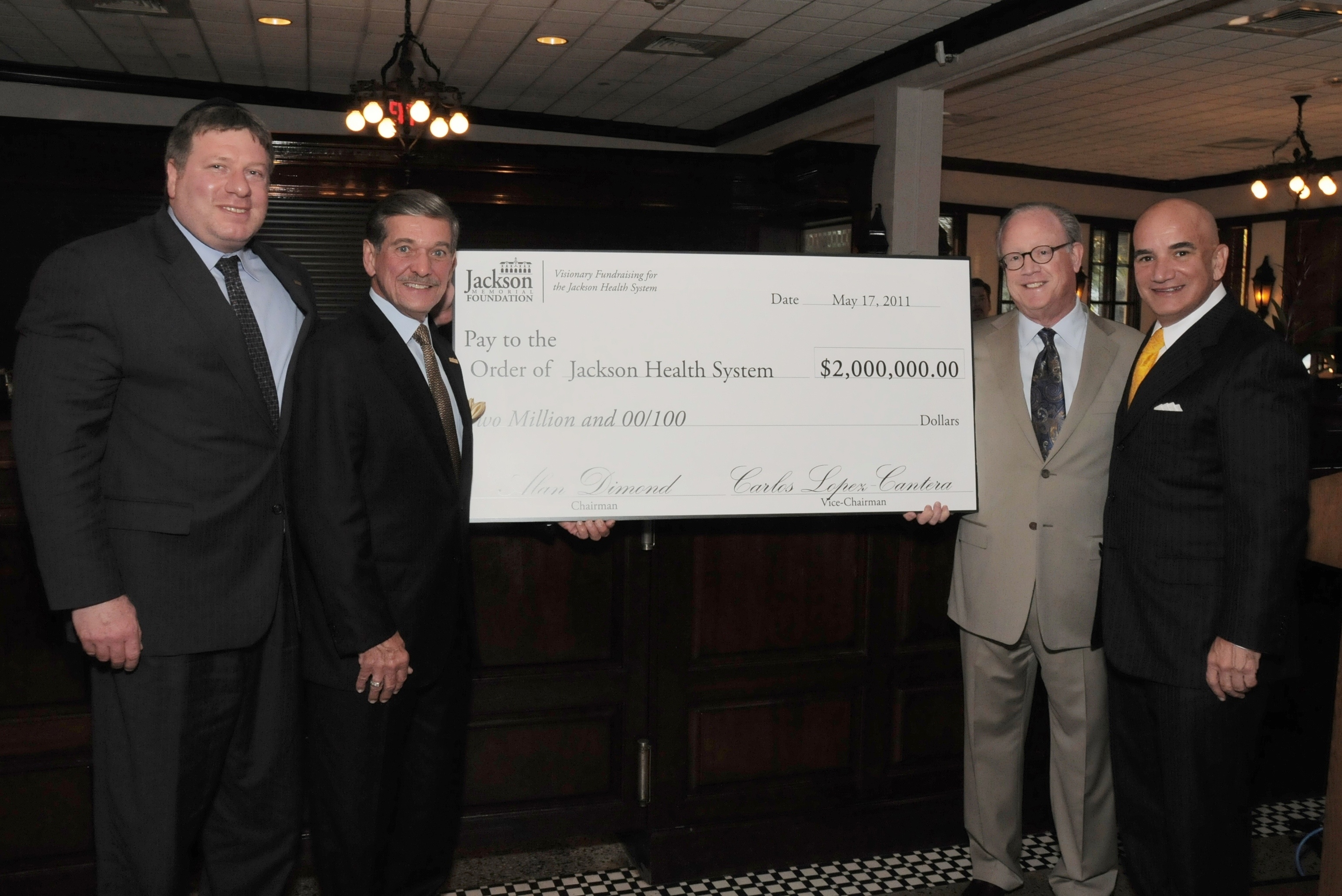 Jackson Memorial Foundation Donates $2 Million for Jackson Memorial ...