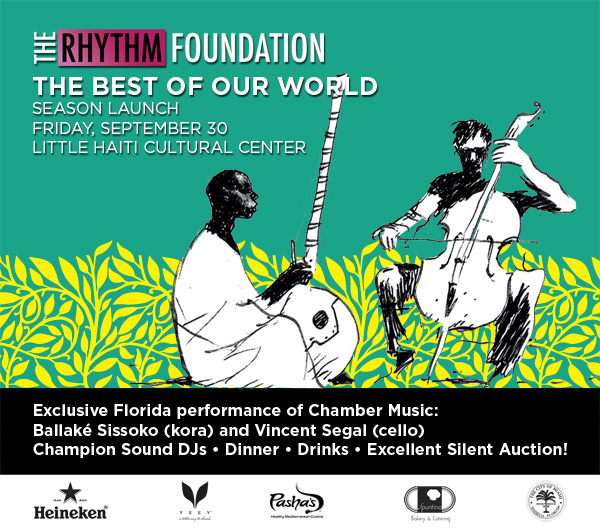 The Best of Our World: Rhythm Foundation Season Launch September 30 ...
