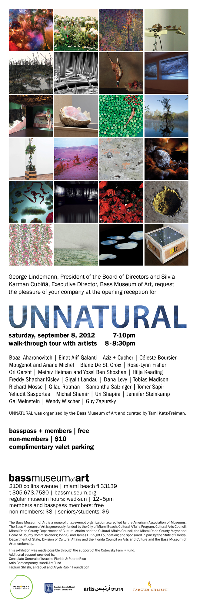 Bass Museum of Art To Hold Reception For New Exhibit UNNATURAL ...