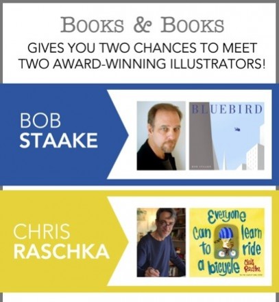 Bob Staake and Chris Raschka at Books & Books – Premier Guide Miami