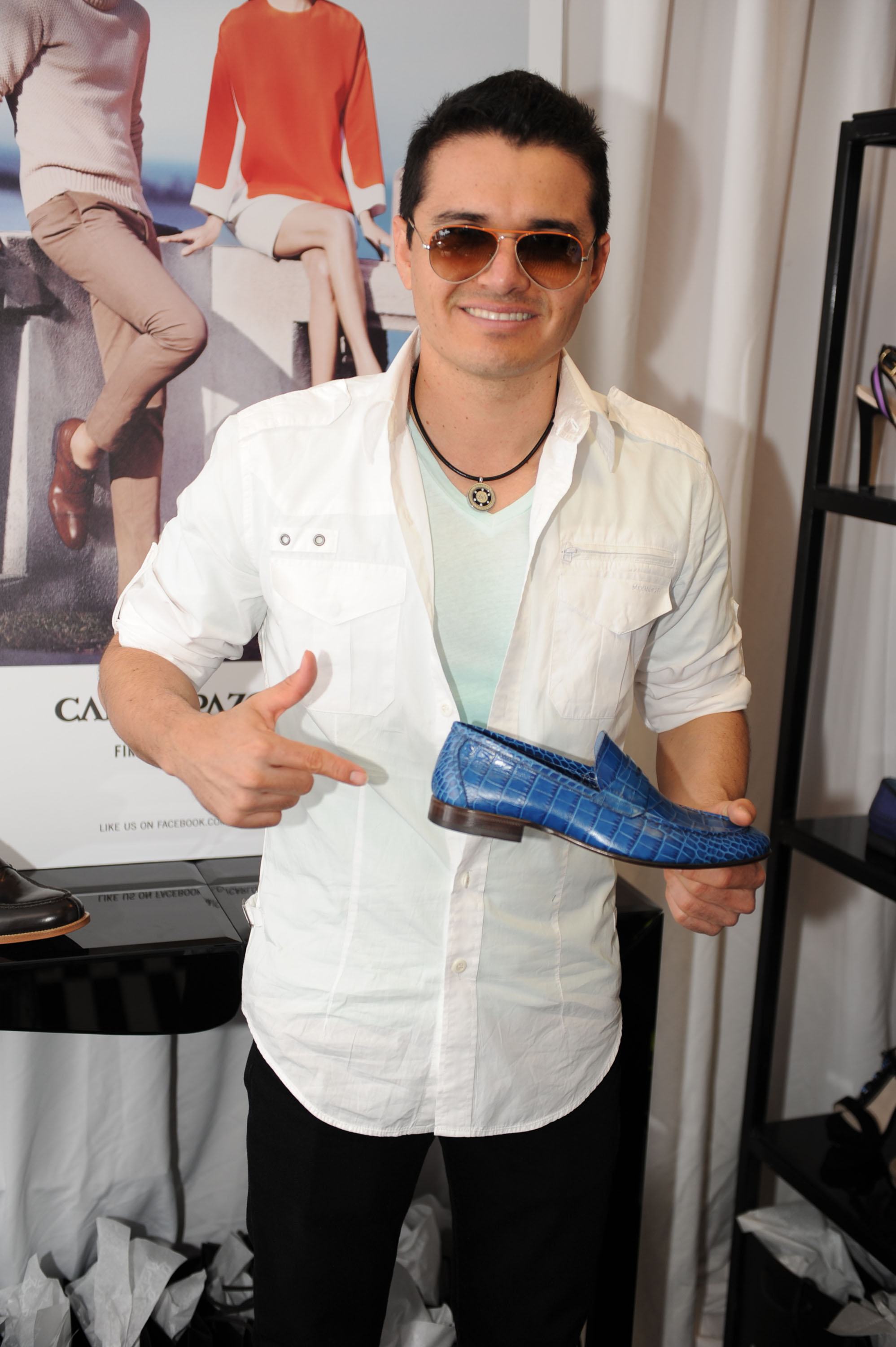 Emilio Estefan, Wilmer Valderrama, Frankie J, Daisy Fuentes and Horacio ...