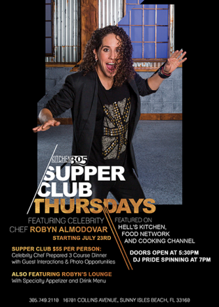 Chef Robyn Almodovar to Host New Supper Club Thursdays at Kitchen 305 ...