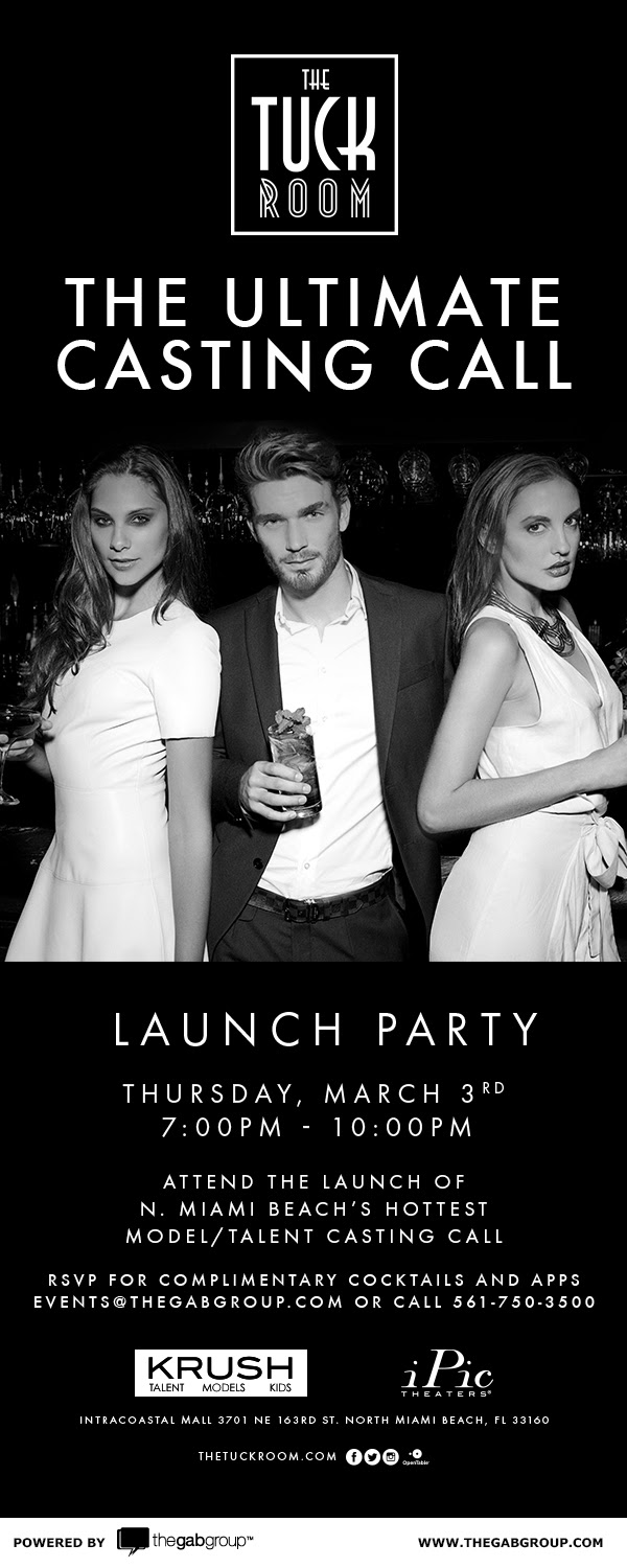 Launch of Miami’s Ultimate Casting Call @ The Tuck Room – Premier Guide ...