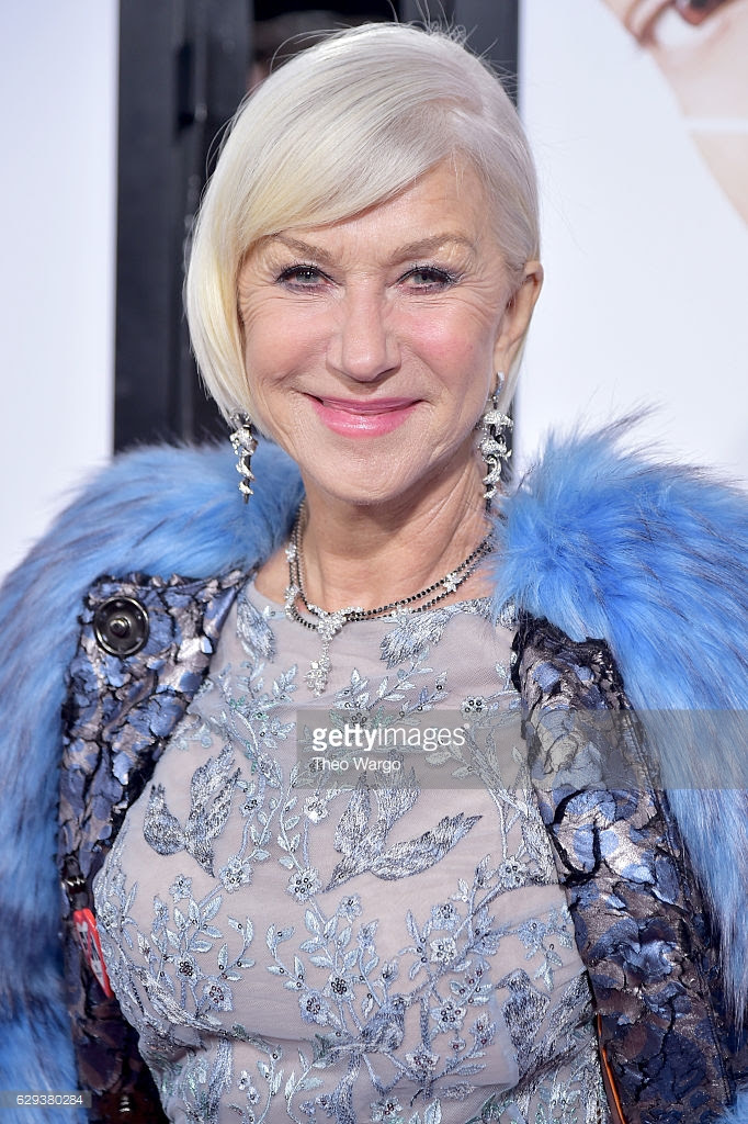 Helen Mirren stuns in diamond jewels at the ‘Collateral Beauty ...