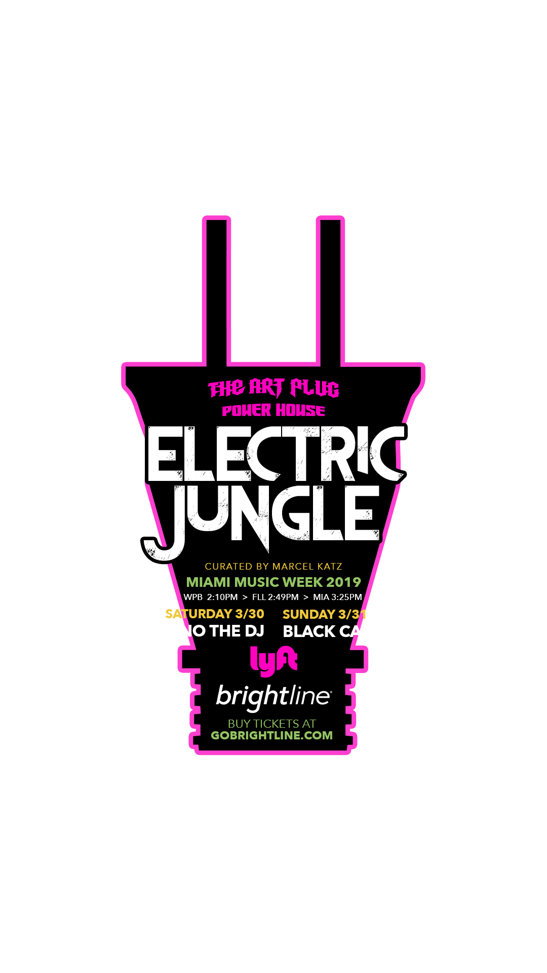 THE ART PLUG POWER HOUSE, LYFT & BRIGHTLINE LIVE DJ TRAIN EXPERIENCE ...