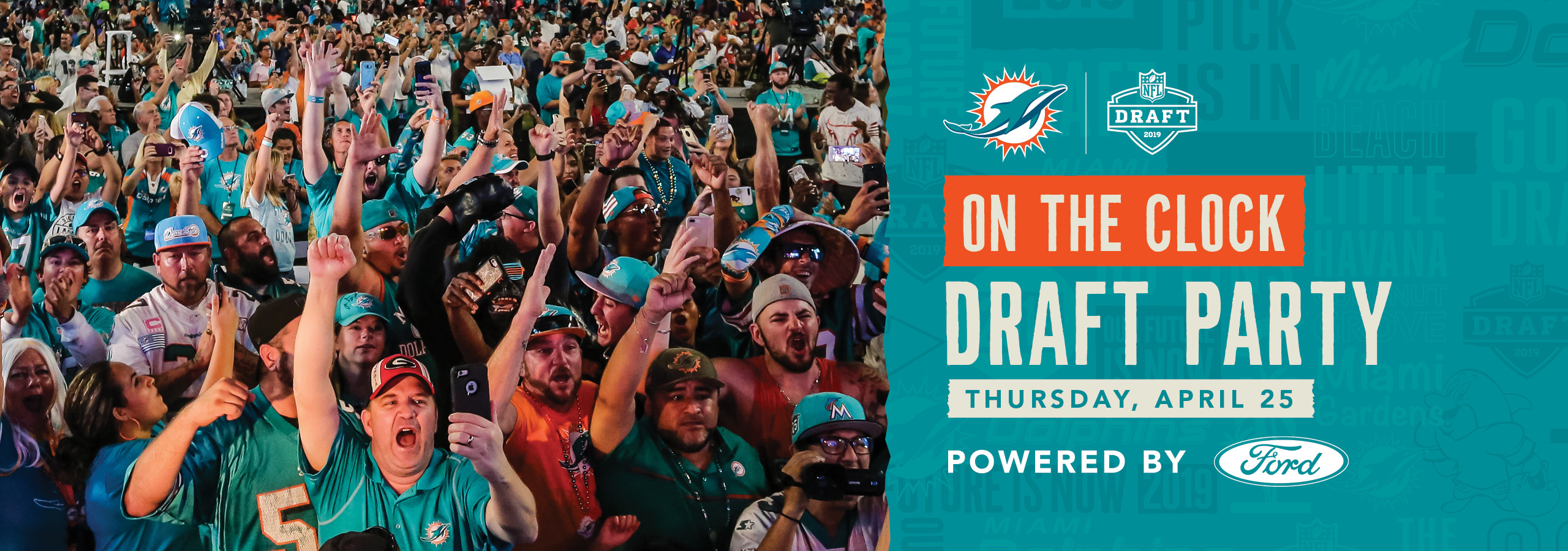Miami Dolphins On the Clock Draft Party powered by South Florida Ford ...