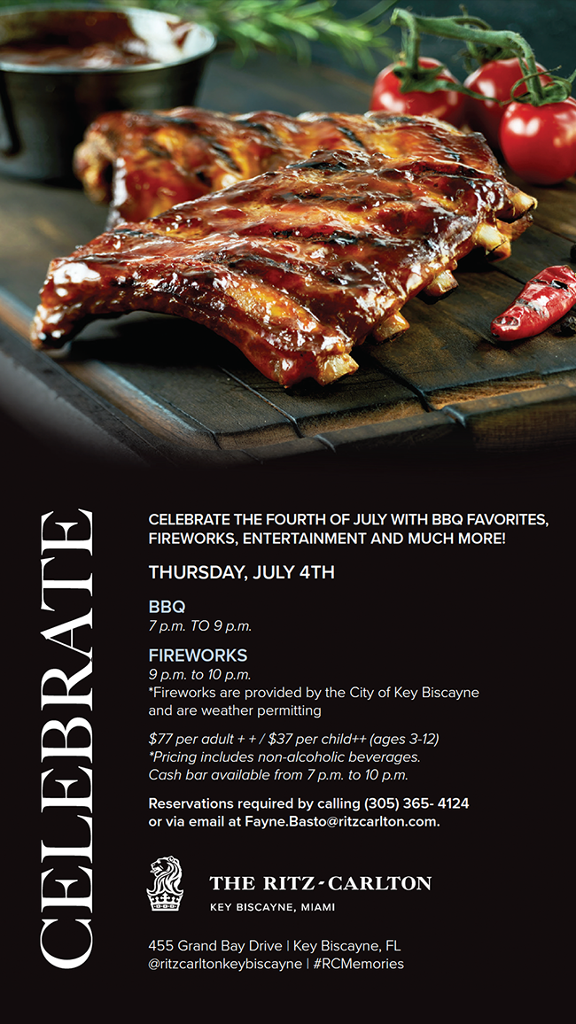 Fourth of July BBQ at The Ritz-Carlton Key Biscayne, Miami – Premier ...