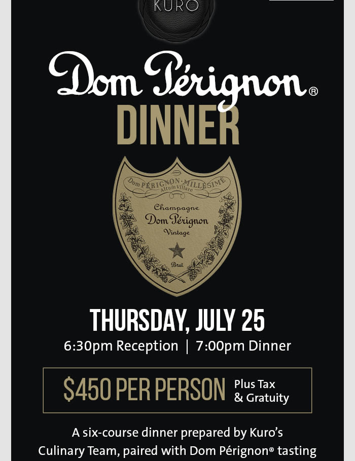 Dom Perignon Dinner and Tasting – Premier Guide Miami