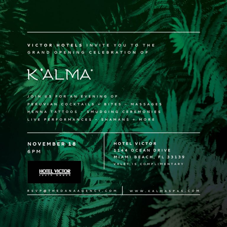 The Opening of K’Alma Spa at Hotel Victor – Premier Guide Miami
