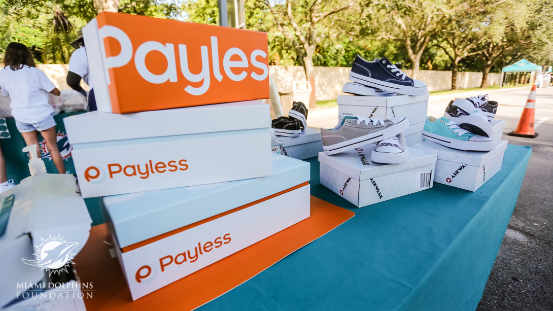Miami Dolphins Foundation Partners with Payless To Distribute 1,600 ...