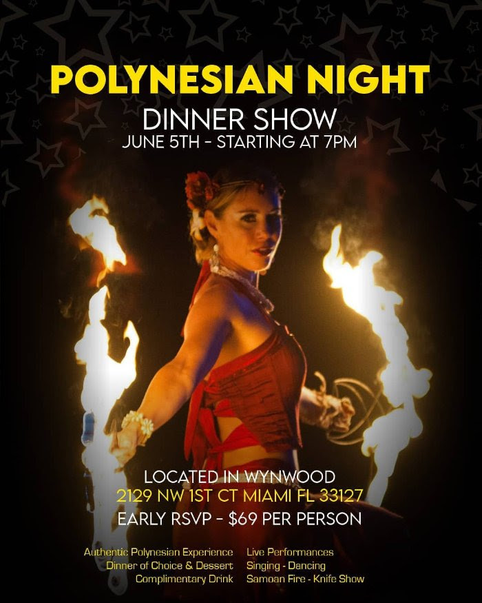 South Florida’s new Polynesian Night Dinner Show- Powered by Only in ...