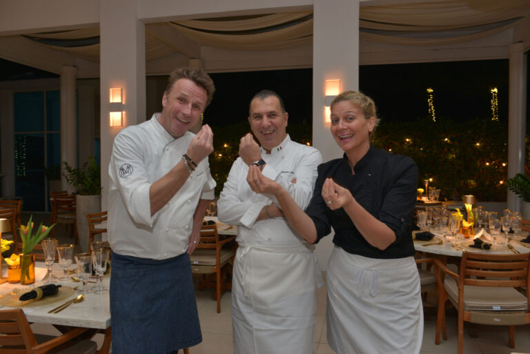 “Chopped” judges Amanda Freitag and Marc Murphy collaborate in the ...