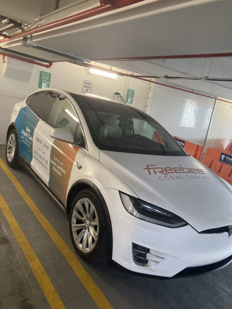 Freebee Tesla Model X Rideshare Service Launches in Coral Gables with ...