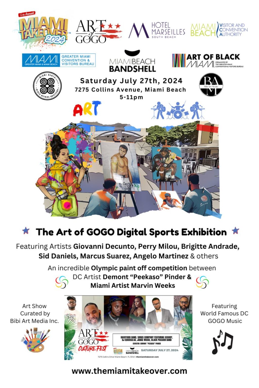 The Art of GOGO Music & Sports Exhibition – Premier Guide Miami