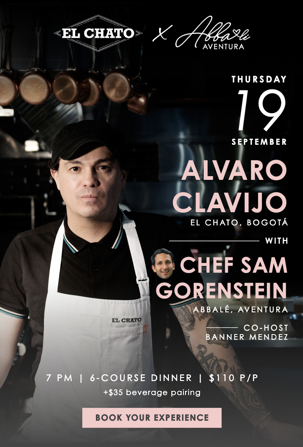 ABBALÉ WELCOMES THE ACCLAIMED EL CHATO FOR A SPECIAL CHEF COLLABORATION ...