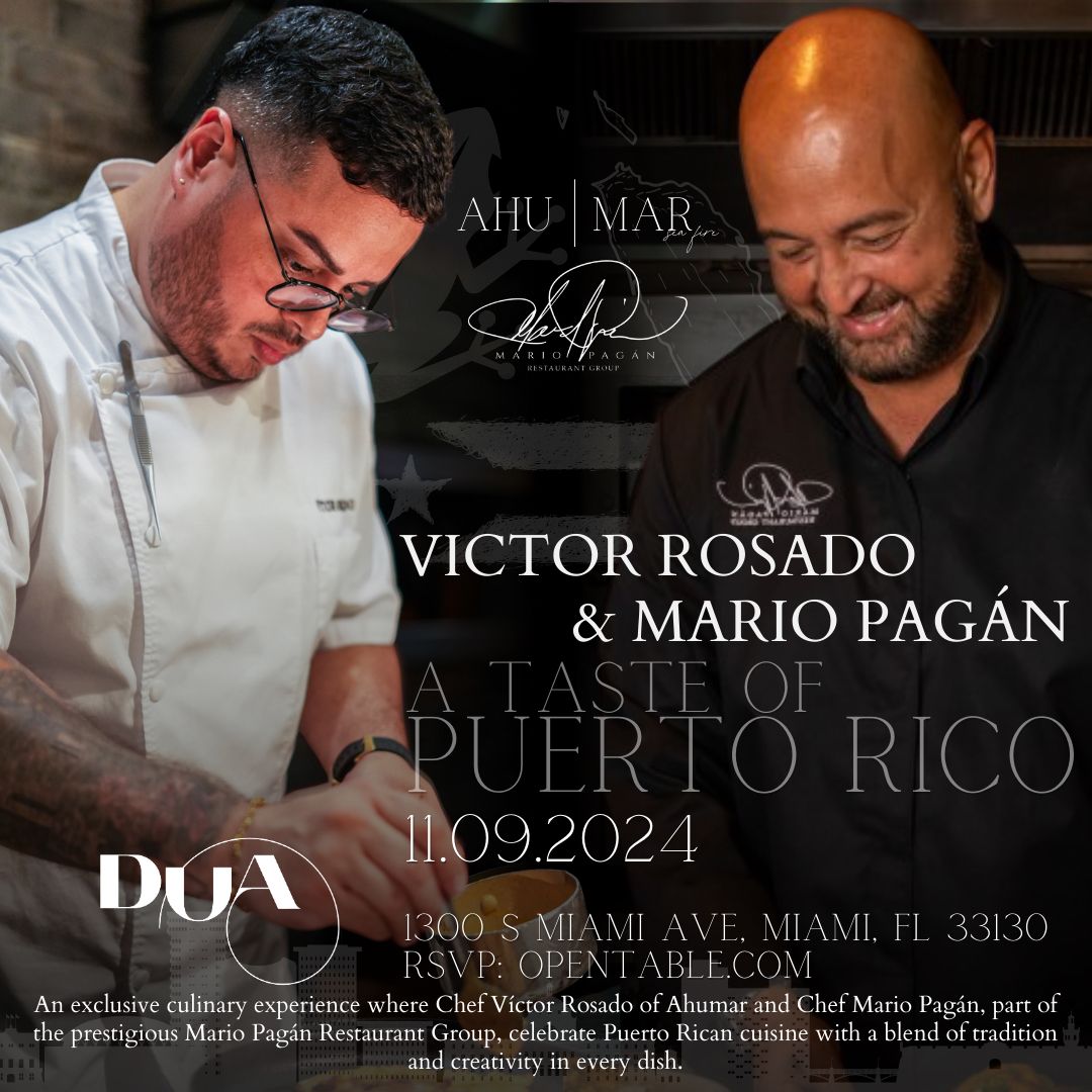 AHU l MAR’s Chef Victor Roasdo and James Beard Chef Mario Pagan Flavor ...