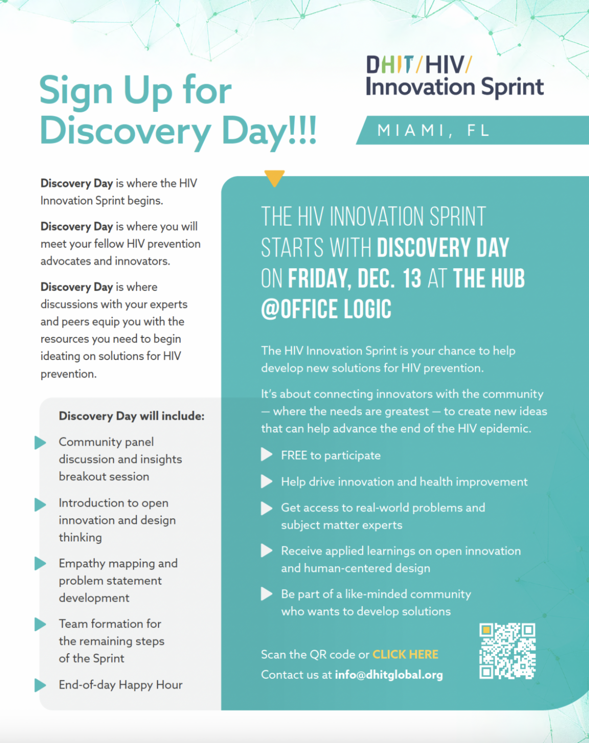 DHIT HIV IS Discovery Day – Premier Guide Miami