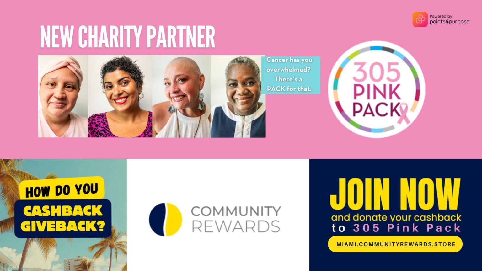 CommunityRewards™ Partners With 305 Pink Pack Charity to Support ...