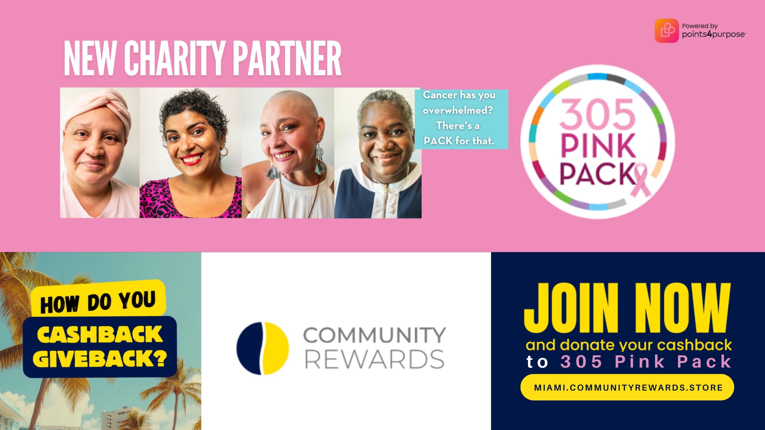 CommunityRewards™ Partners With 305 Pink Pack Charity to Support ...