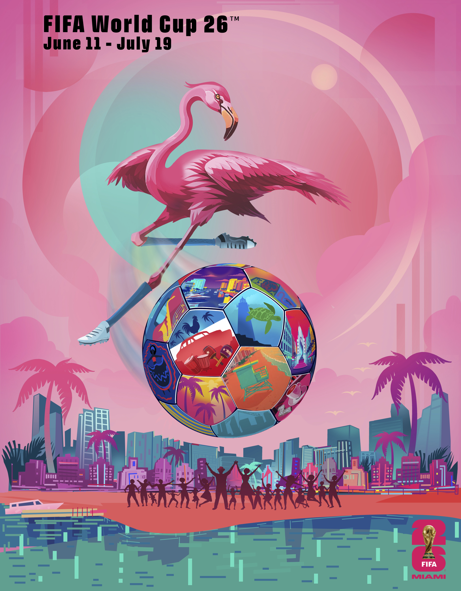 Miami Unveils Its Own FIFA World Cup 26™ Host City Poster, Capturing ...