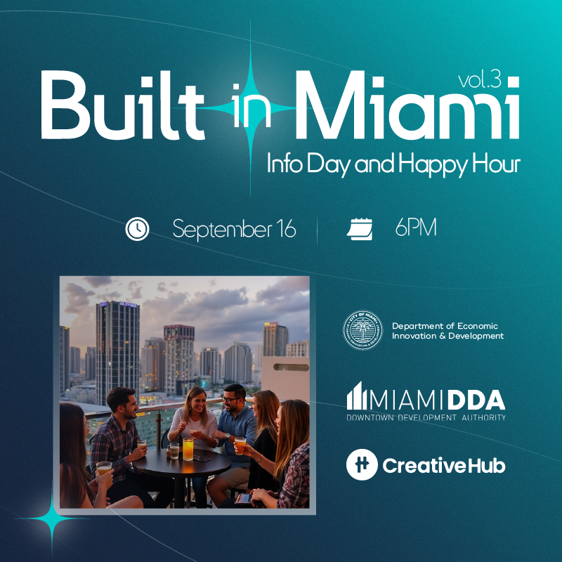 Built in Miami – September 16th – Premier Guide Miami