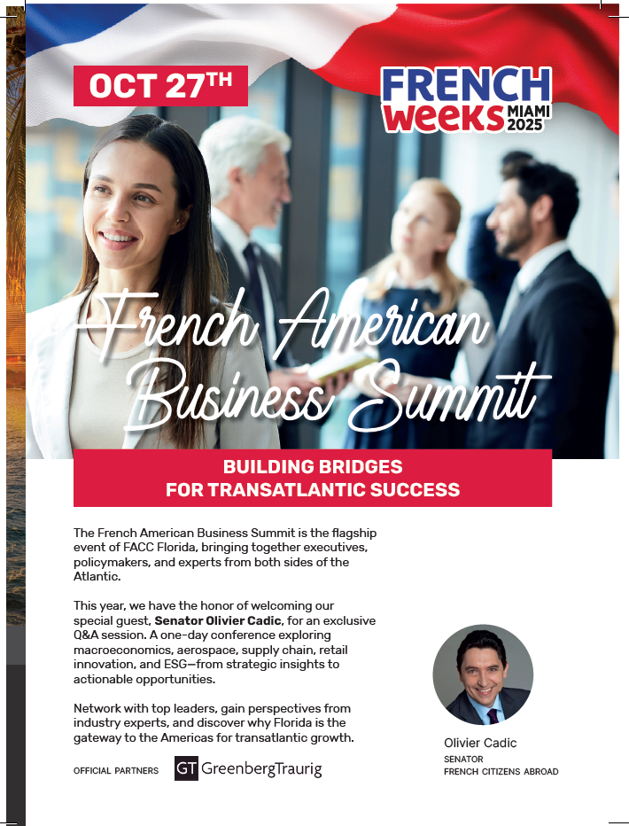 French Weeks Miami 2025 The French American Business Summit – Premier ...