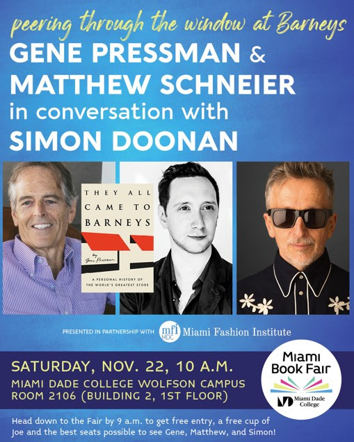 “Peering Thru the Window at Barneys”… a Conversation with Gene Pressman ...