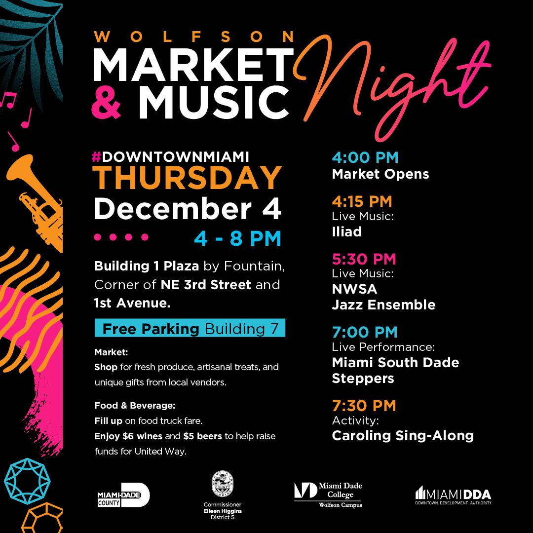 Wolfson Market & Music Night – Premier Guide Miami
