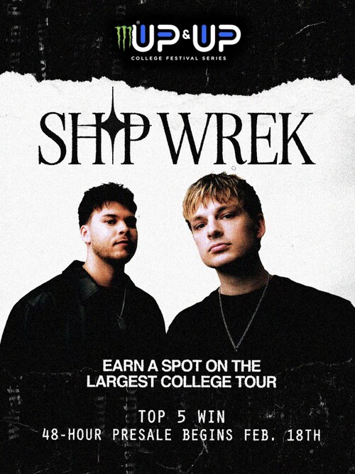 Monster Energy Up & Up Festival Announces SHIP WREK as their Spring ...