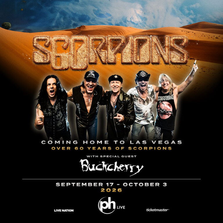 SCORPIONS RETURN TO LAS VEGAS WITH NEW HEADLINING RESIDENCY AT PH LIVE ...